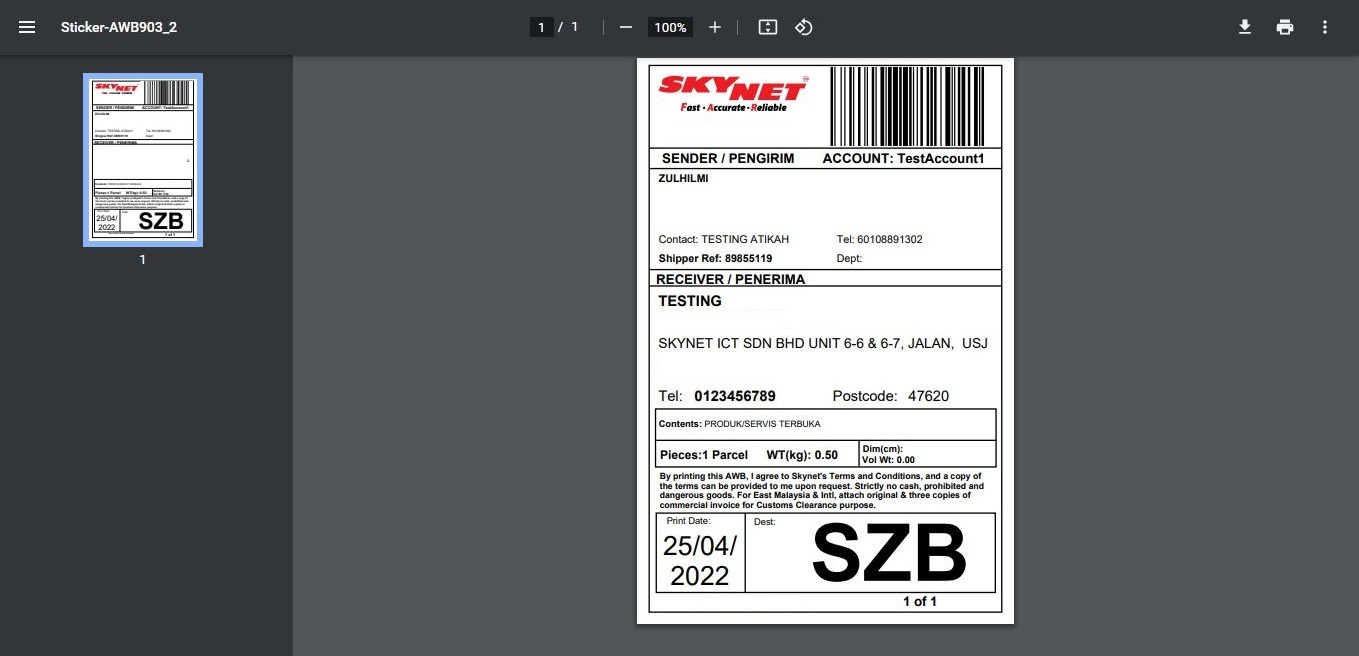 Skynet - API Documentation